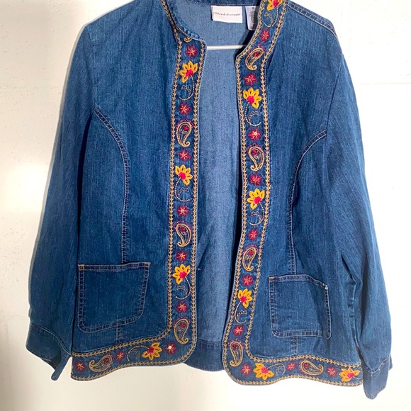 Alfred Dunner | Jackets & Coats | Alfred Dunner Denim Jacket With ...